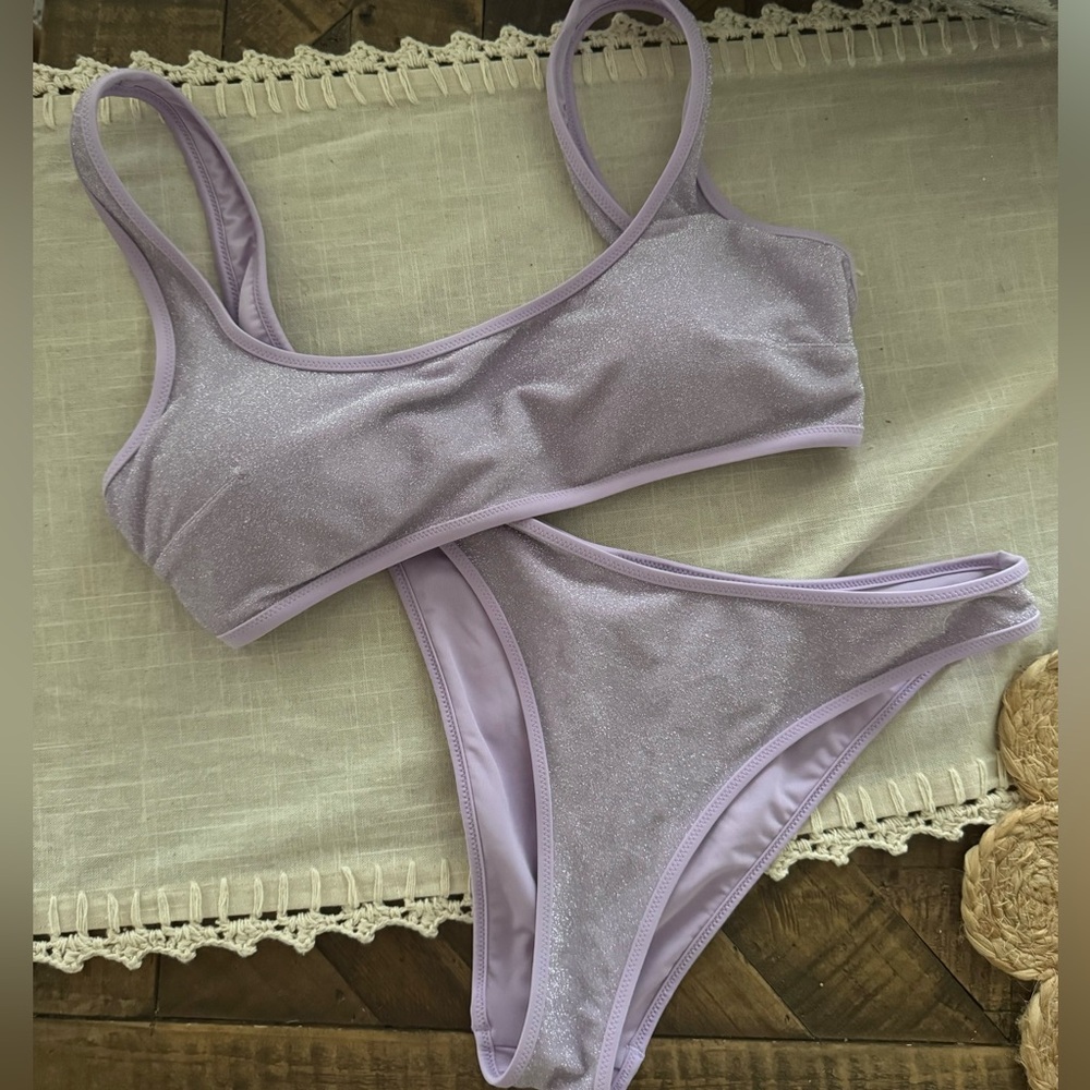 Purple Sparkle Bikini - Gem